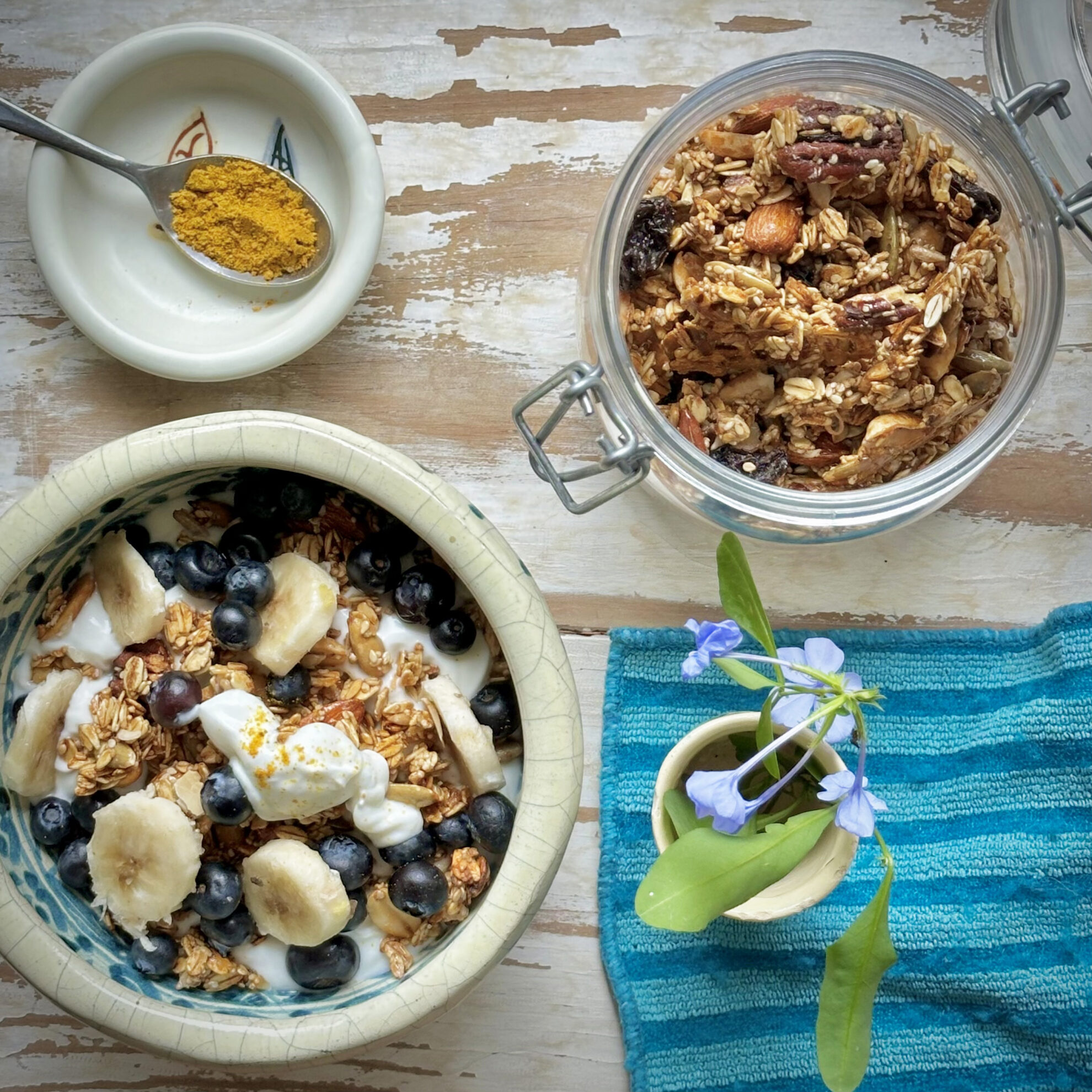 Gilded Granola with Golden Milk – Healthy Cannabis Breakfast Recipe ...