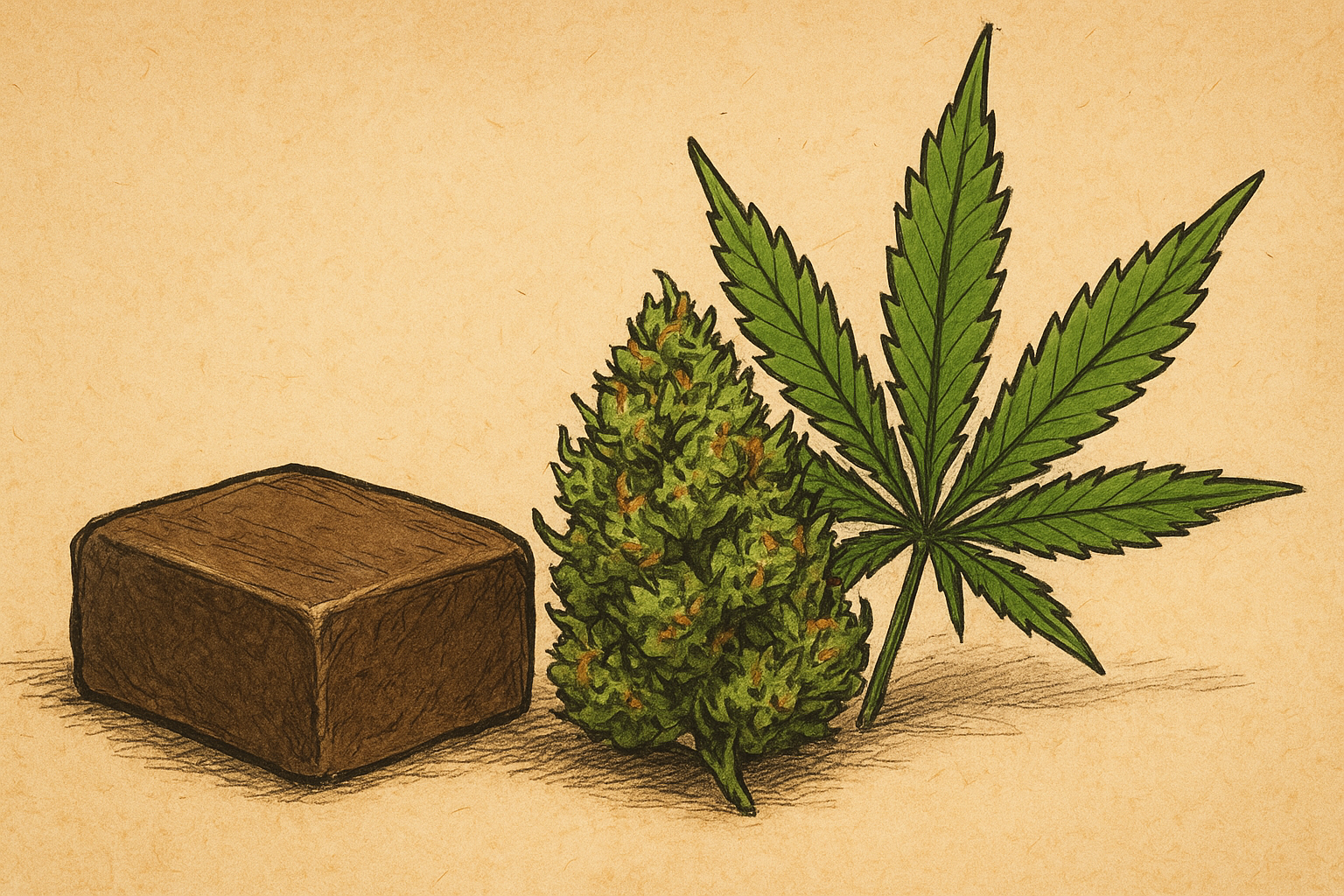 Haschisch oder Gras? Wirksamkeit, Nutzen und Herstellungsmethoden